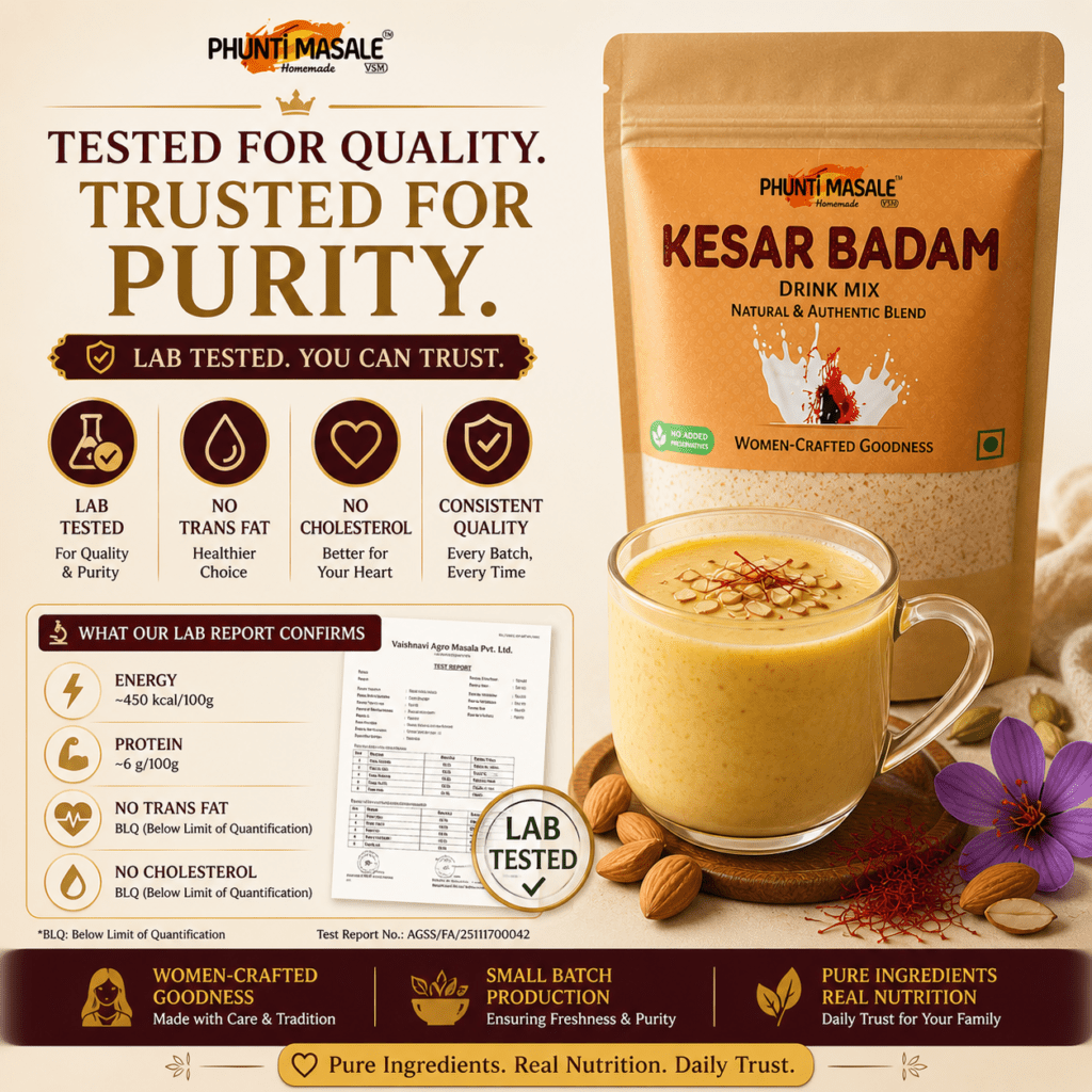 Kesar Badam Drink Mix 250g | Natural Saffron Almond Premix